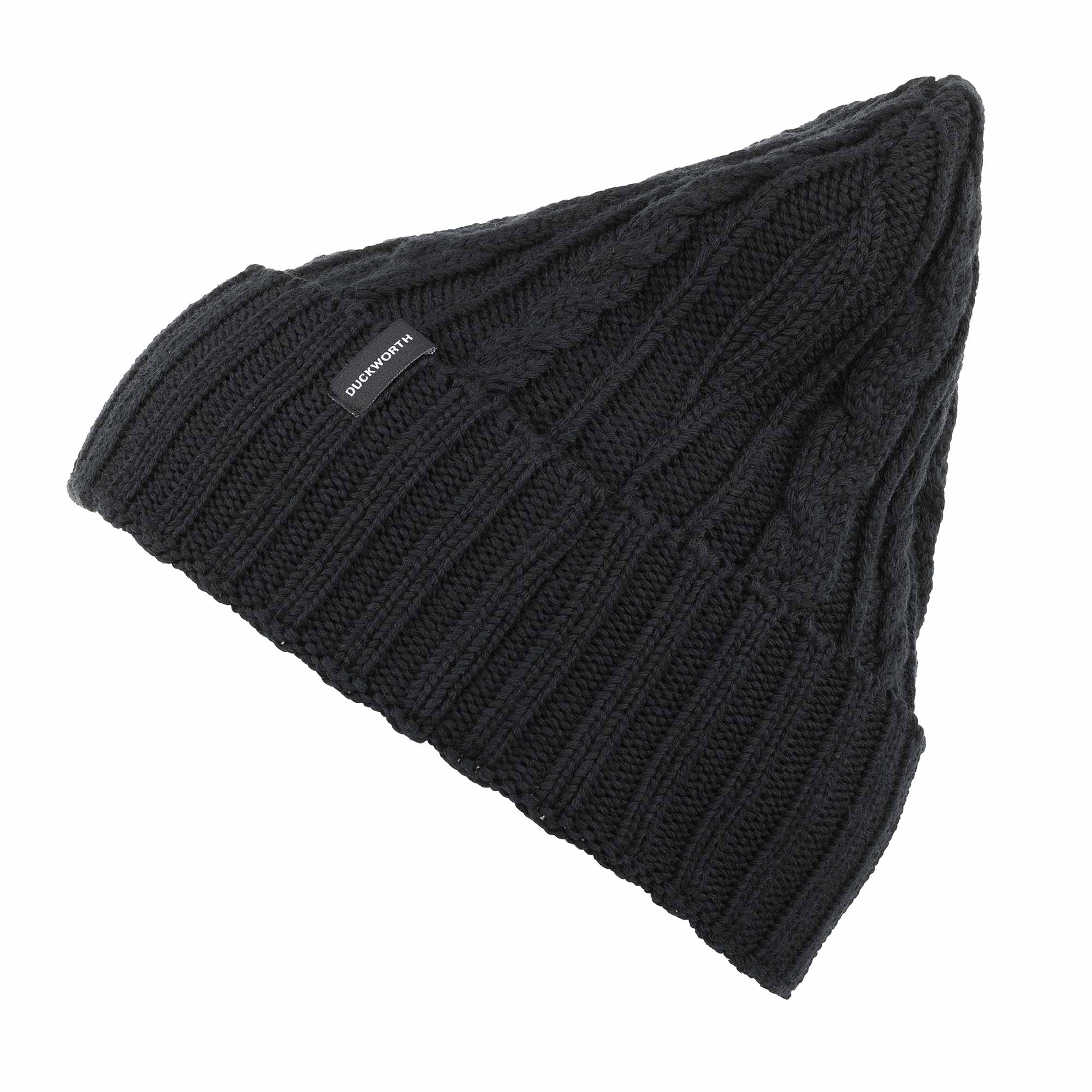 Merino Wool Winter Hat | Cable Knit Hat | Duckworth