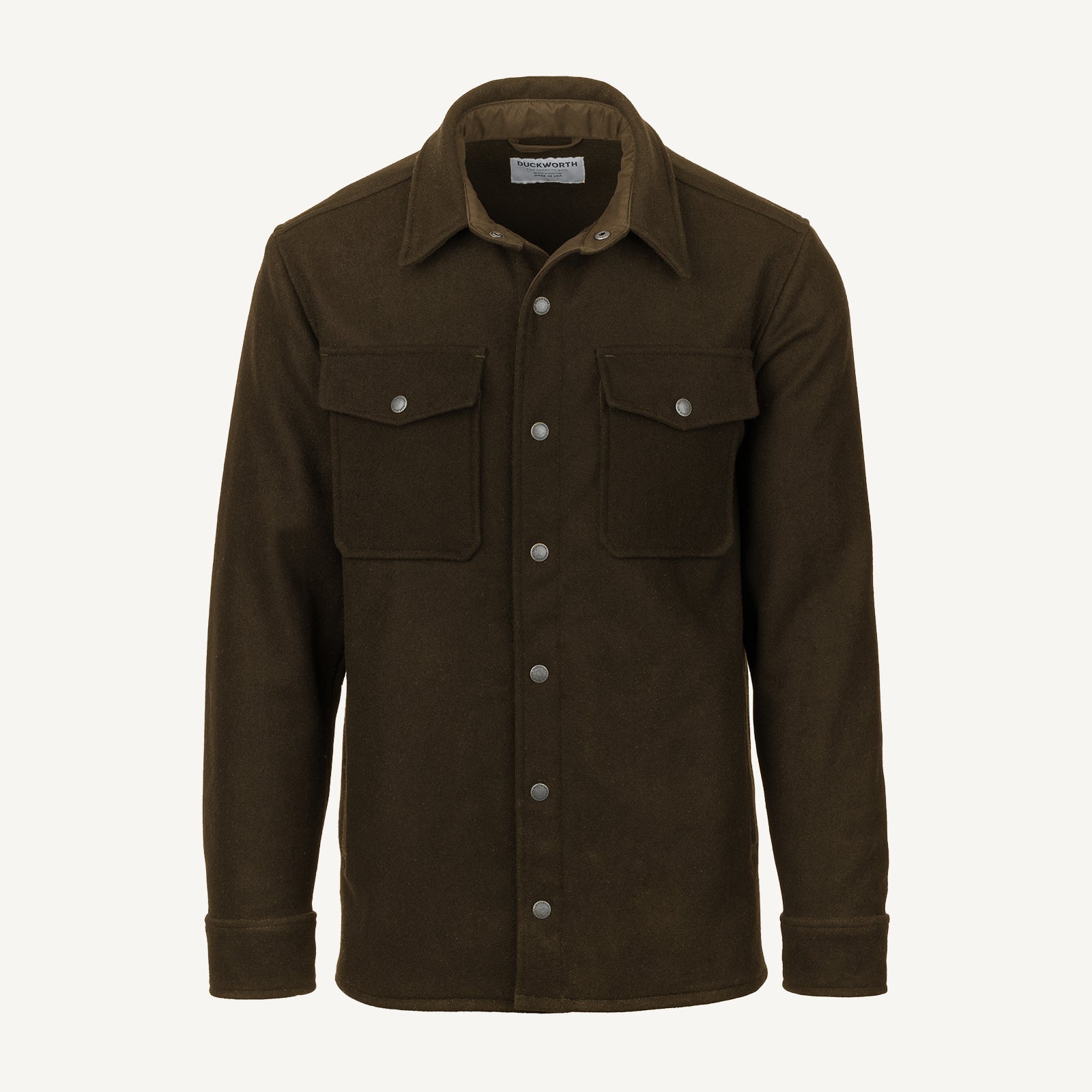 Merino Wool Shirt | Men's Snowcrest Shirt Jacket | Duckworth