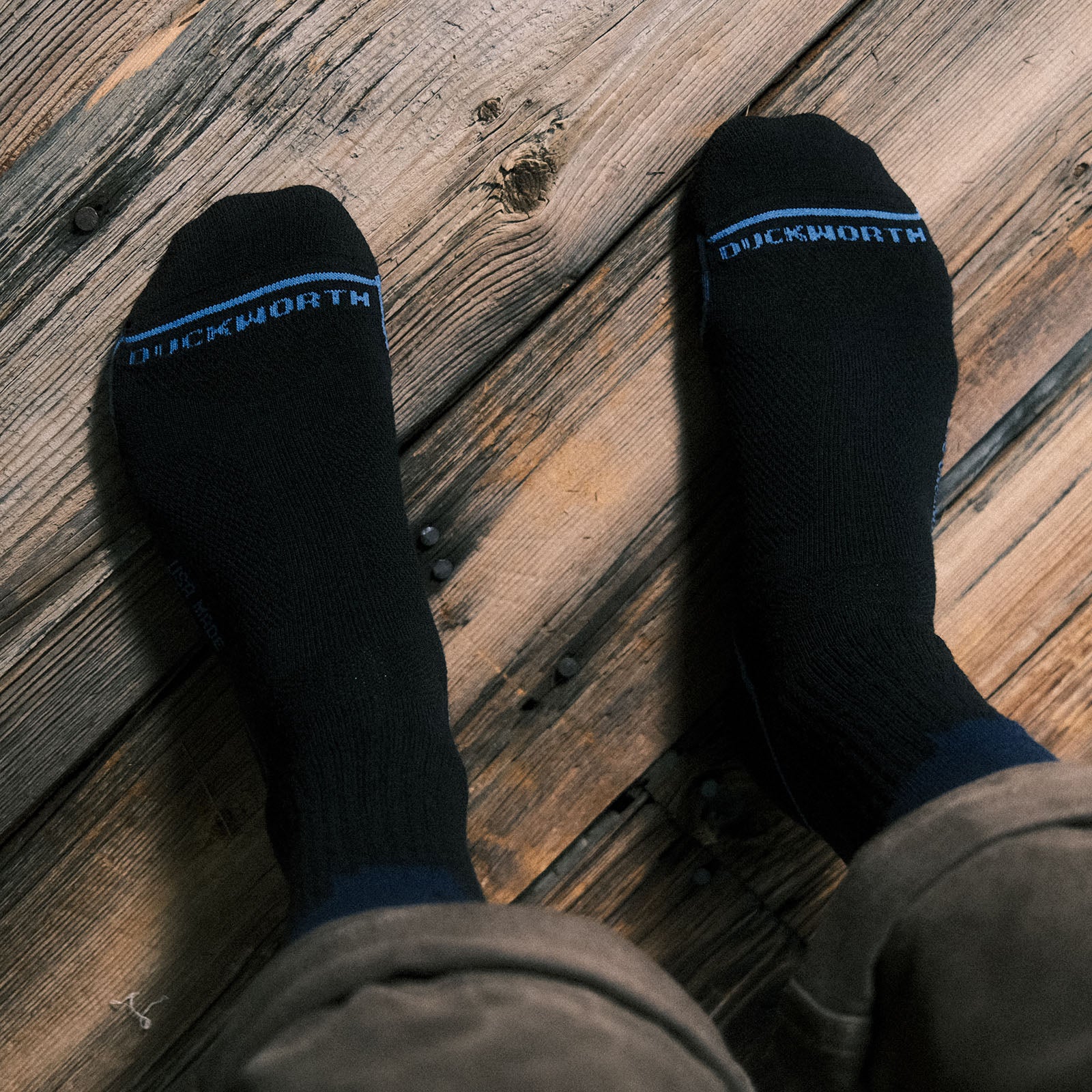Lightweight Montana Footprint Crew Sock | Montana Merino – Duckworth