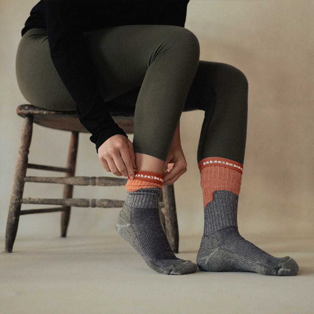 Midweight Black Butte Merino Wool Sock | Duckworth